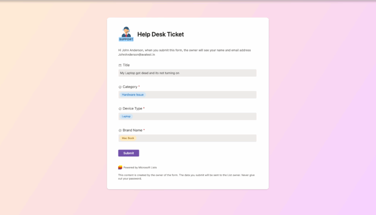 Smarter Forms with Conditional Branching in Microsoft Lists | AVASOFT